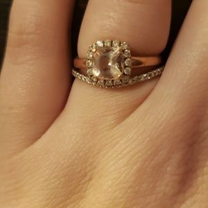 Fred Meyer Jeweler's | Jewelry | Morganite And Diamond Ring Set | Poshmark